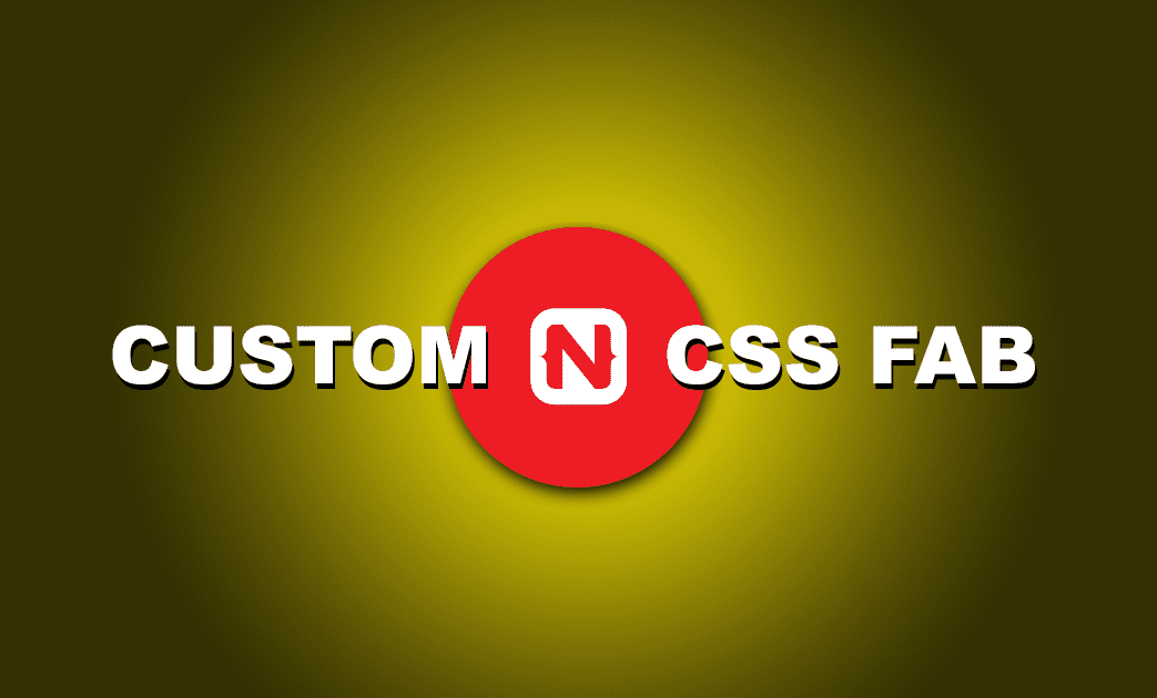 Custom Fab With Css In Nativescript Nativescripting
