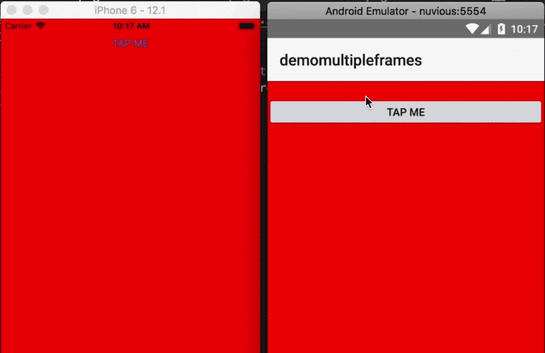 Multiple Frames in NativeScript | NativeScripting