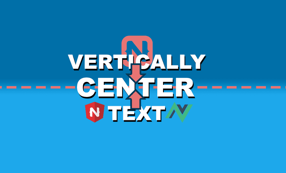 How To Vertically Center Label Text In Nativescript Android