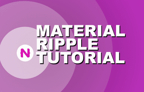 How to Create an Animated Material Design Ripple in NativeScript ...