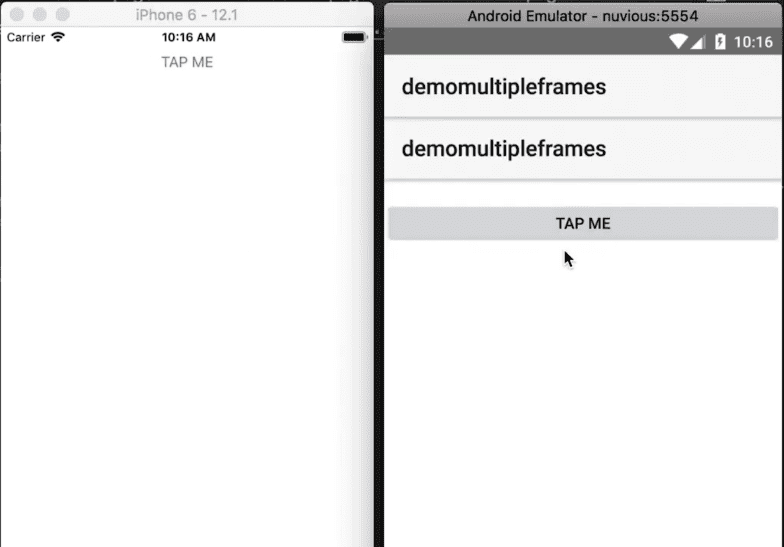 Multiple Frames in NativeScript | NativeScripting